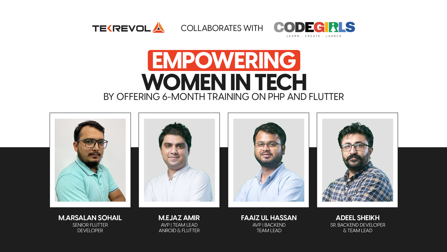TekRevol's Collaboration with CodeGirls: Empowering Women in Tech