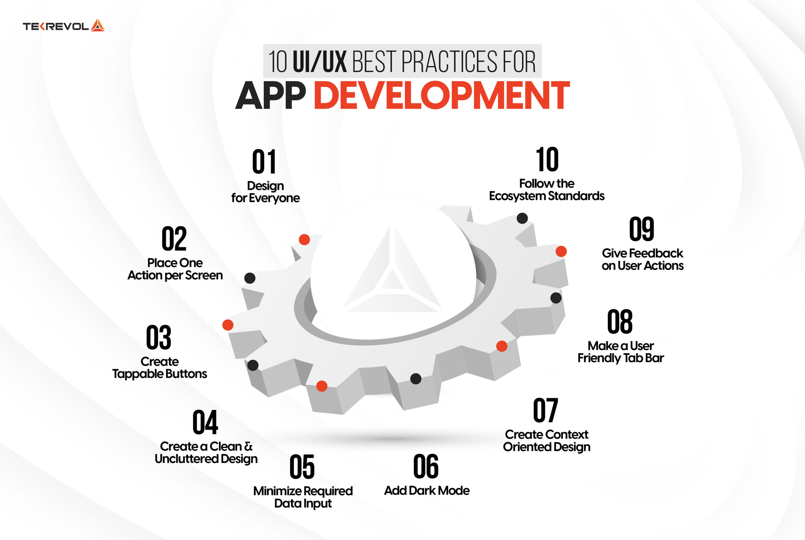 Designing an App User Interface (UI) for a Seamless User Experience (UX) - TekRevol